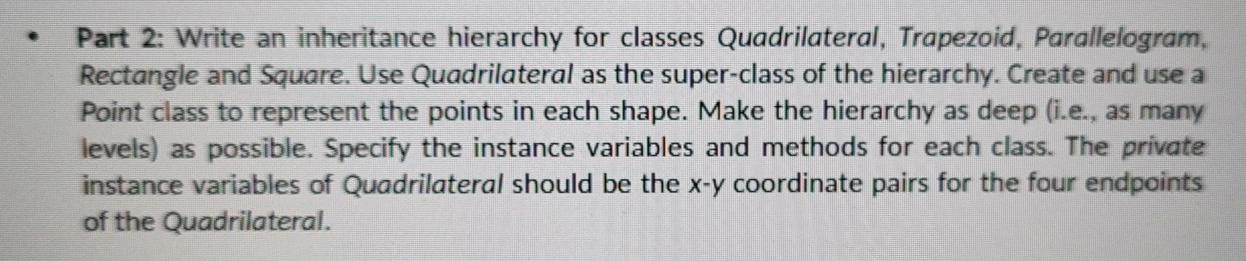 Solved Also Write A Main Program That Instantiates Objects 1540