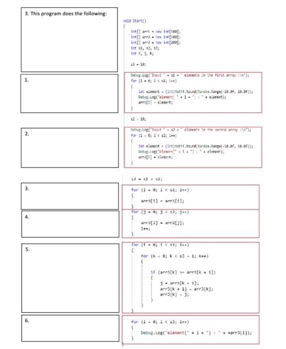 Solved Write a sentence explaining what the overall code | Chegg.com