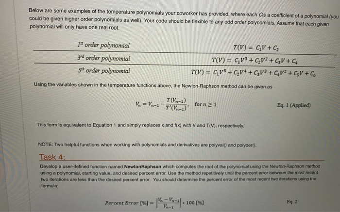 Solved Could someone please help me write the main script? I | Chegg.com
