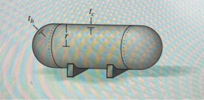 Solved The cylindrical pressure vessel is fabricated using | Chegg.com