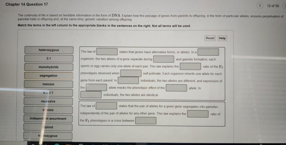 Solved Chapter 14 Question 17 12 of 30 The continuity of | Chegg.com