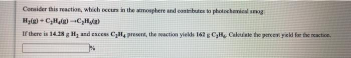 Solved Consider this reaction, which occurs in the | Chegg.com
