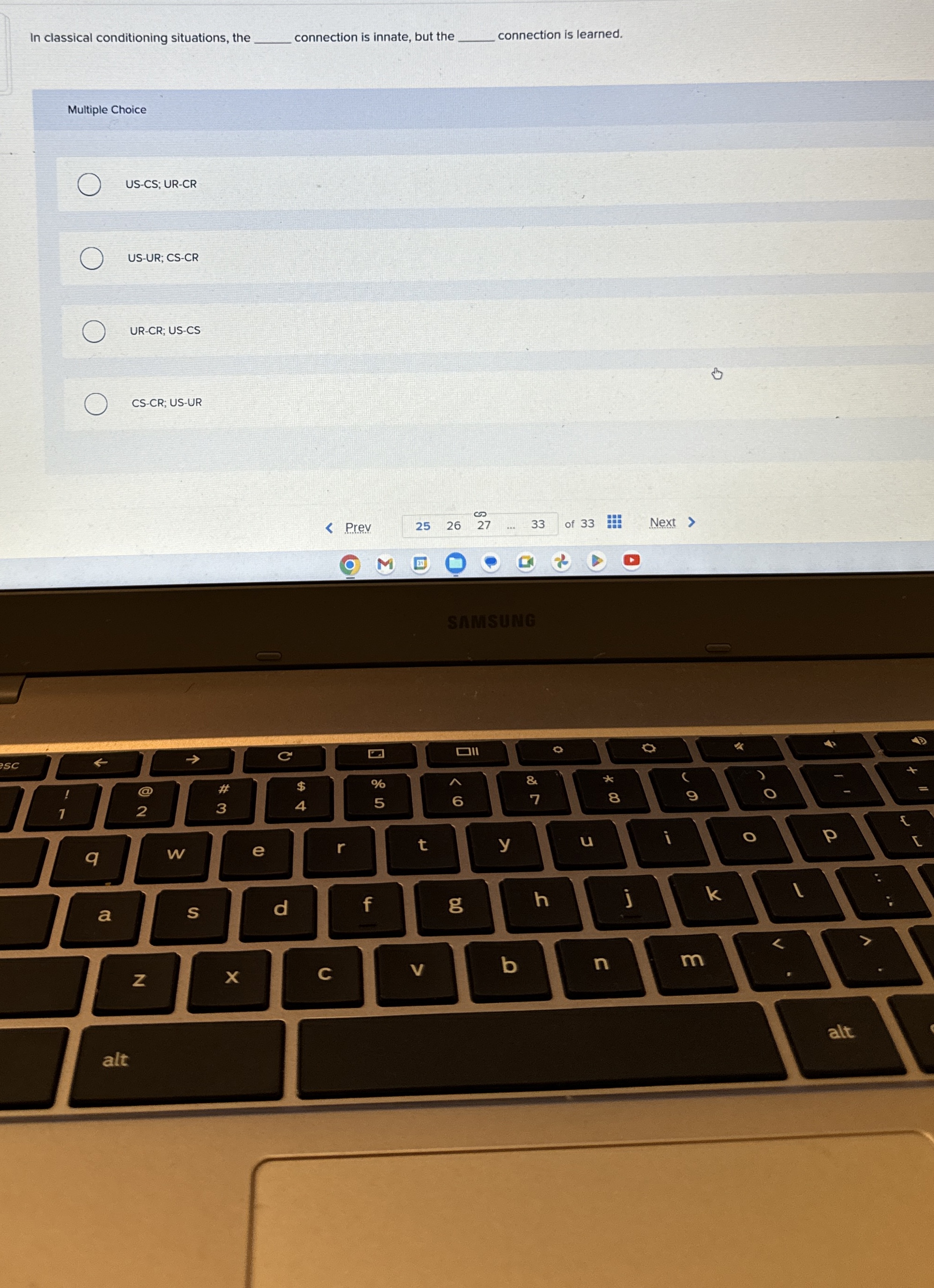 Solved In classical conditioning situations, theconnection | Chegg.com