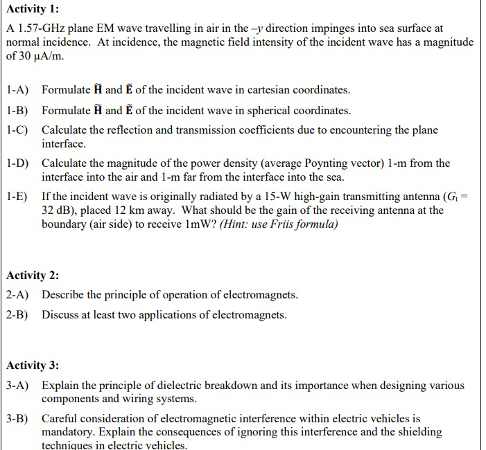 Solved DONT USE CHAT GPT IT WONT GIVE RIGHT ANSWERS Activity | Chegg.com