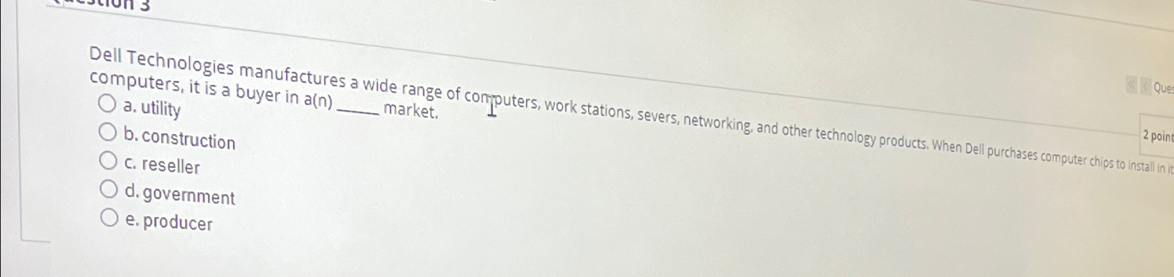 Solved Dell Technologies manufactures a wide range of | Chegg.com