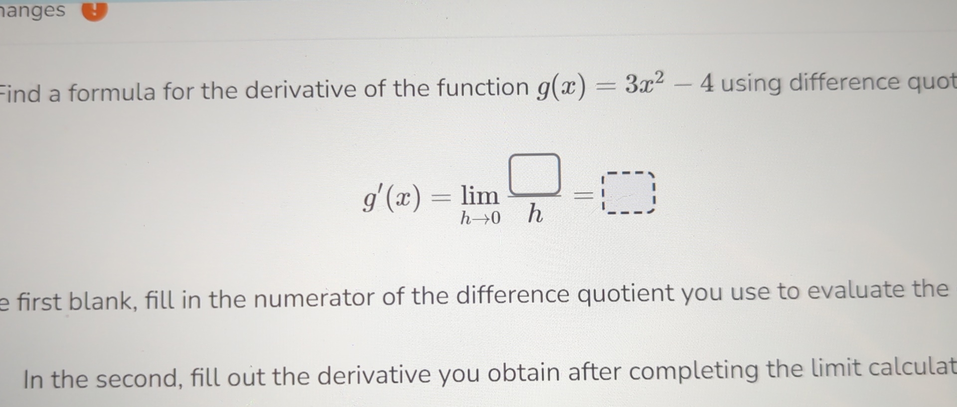 Solved Find a formula for the derivative of the function | Chegg.com