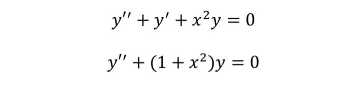 Solved Find a power series solution in powers of x for the | Chegg.com