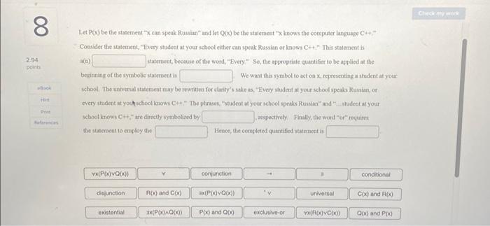 Solved Fill in the appropriate word, symbol or phrase into | Chegg.com