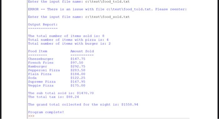 Solved Create a Python programNOTE: Be sure to include | Chegg.com
