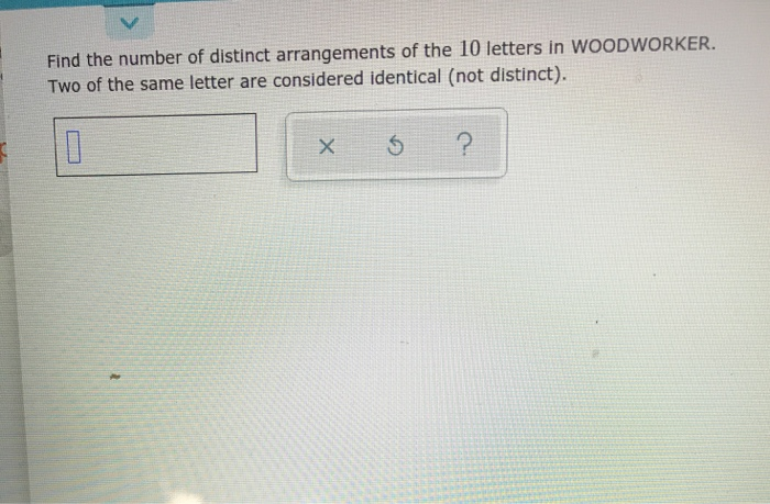 Solved Find the number of distinct arrangements of the 10 | Chegg.com