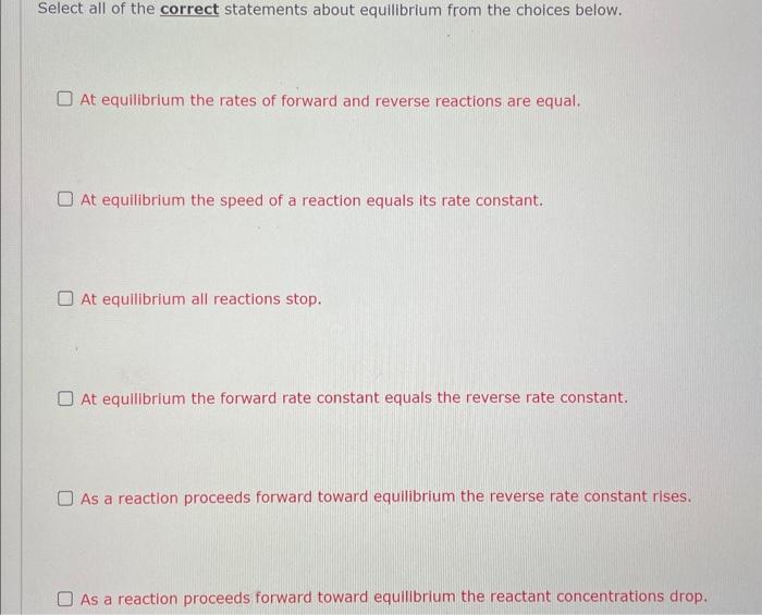 Solved Select all of the correct statements about | Chegg.com