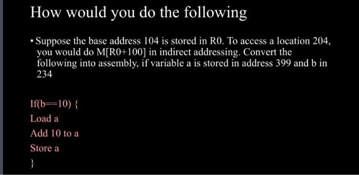 Solved How would you do the following - Suppose the base | Chegg.com