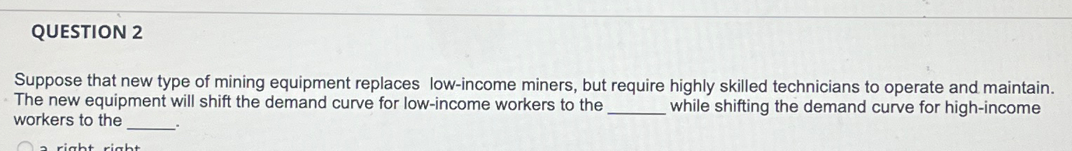 Solved QUESTION 2Suppose that new type of mining equipment | Chegg.com