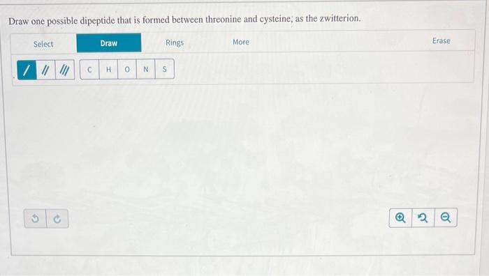 Solved Draw one possible dipeptide that is formed between | Chegg.com