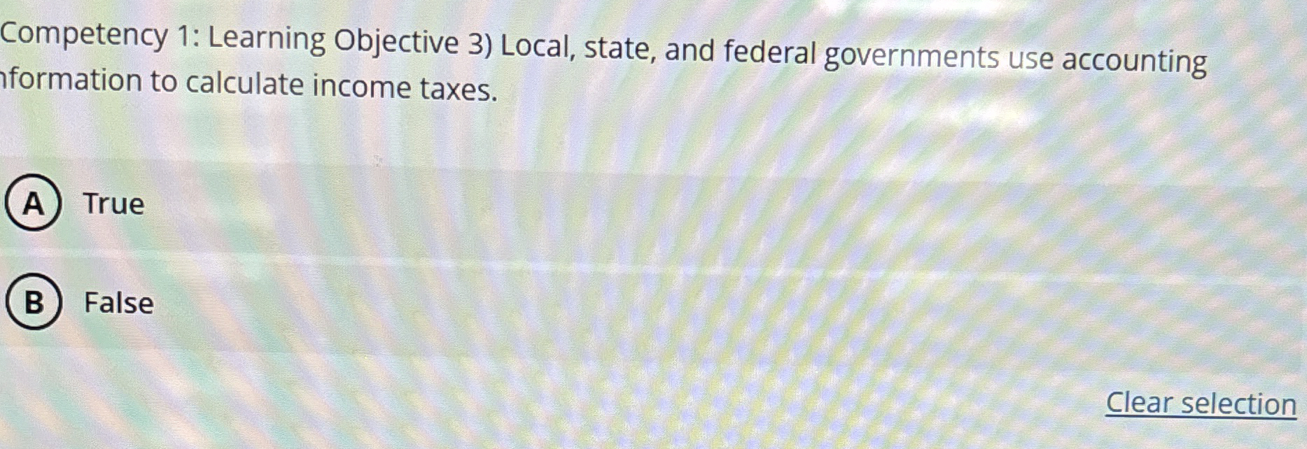 Solved Competency 1: Learning Objective 3) ﻿Local, state, | Chegg.com