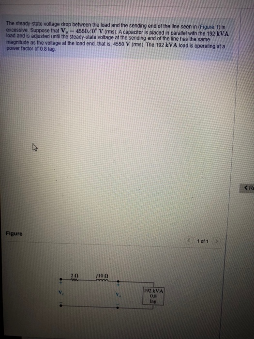 Solved calculate the size of the capacitor in microfarads if | Chegg.com