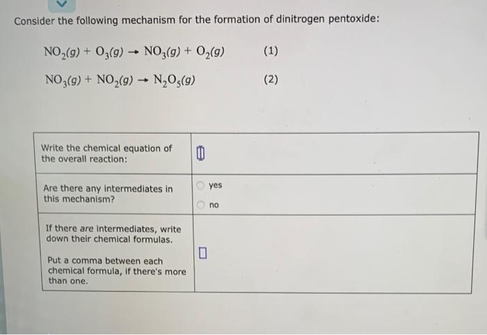 Solved Consider the following mechanism for the formation of | Chegg.com