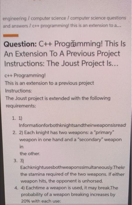 engineering / computer science / computer science | Chegg.com