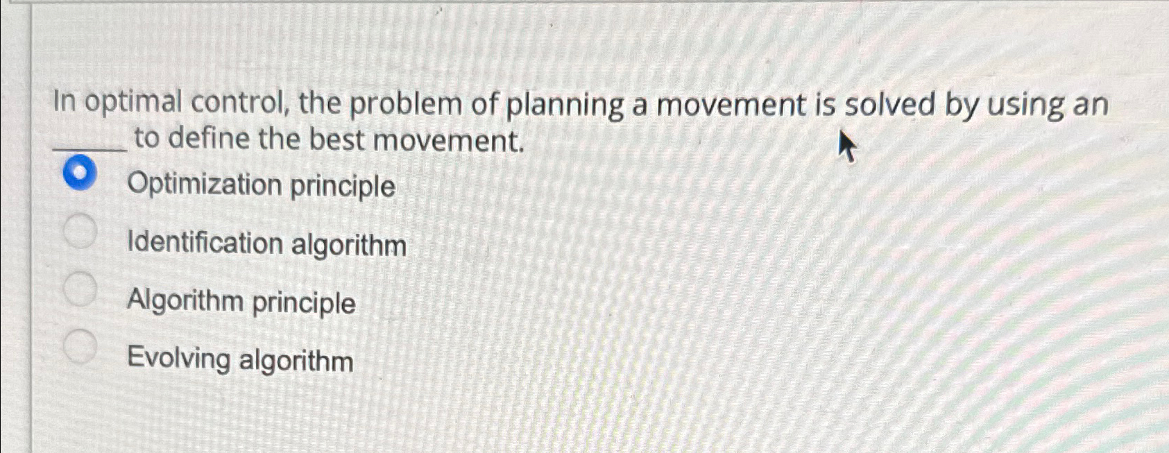 Solved In optimal control, the problem of planning a | Chegg.com
