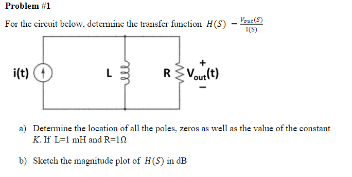 Solved Problem 1for The Circuit Below Determine The 
