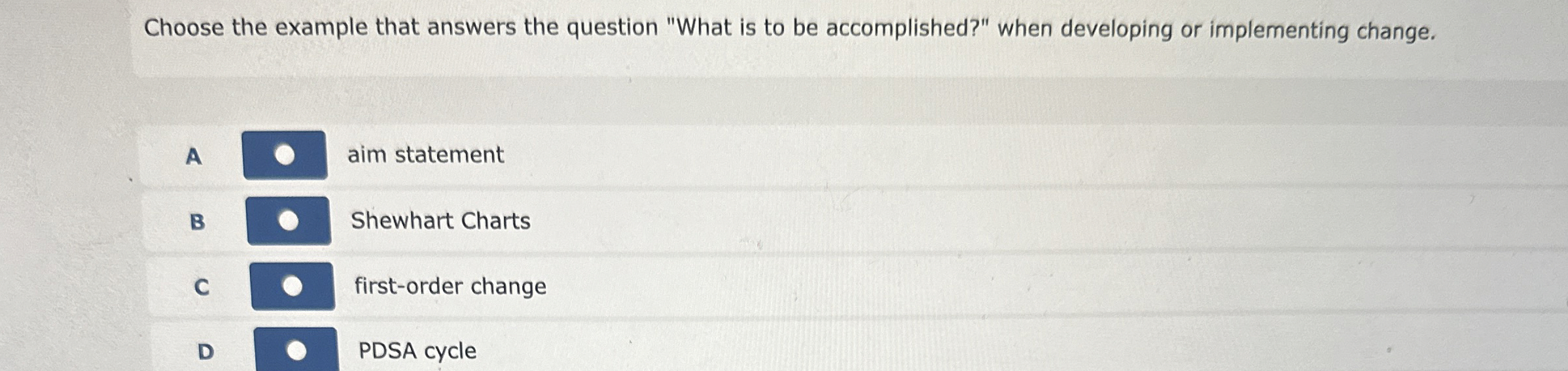 Solved Choose the example that answers the question "What is | Chegg.com