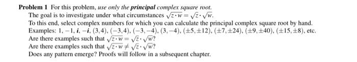 Solved Problem 1 For this problem, use only the principal | Chegg.com
