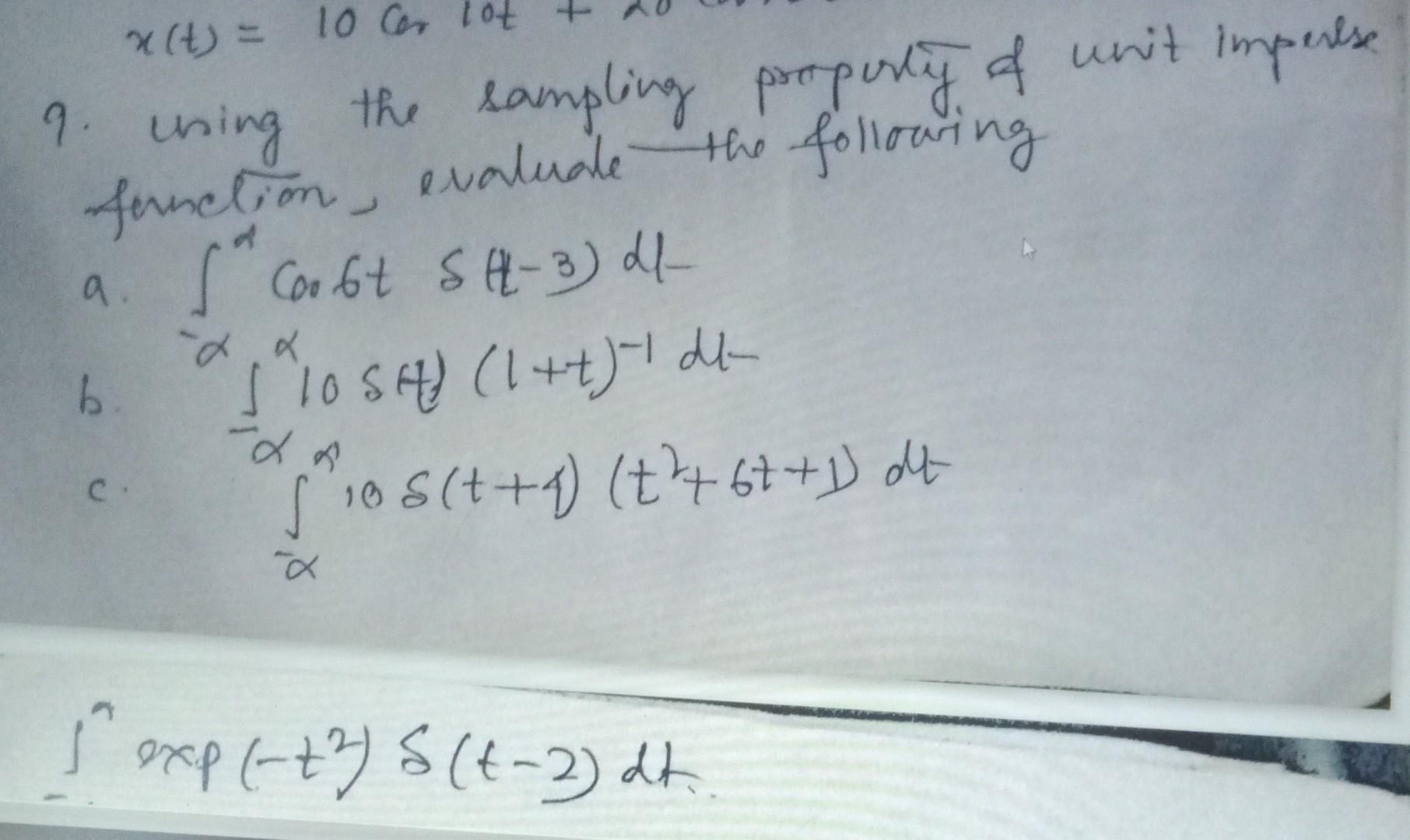 prove that a signal simultaneously can't be time and | Chegg.com