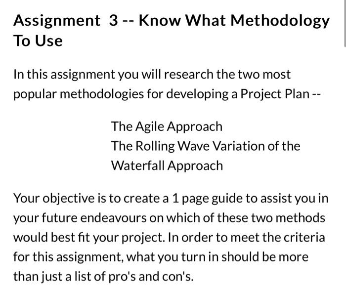 Your objective is to create a 1 page guide to assist | Chegg.com