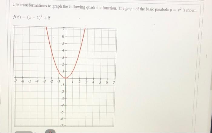 Solved For the quadratic function, identity any horizontal | Chegg.com