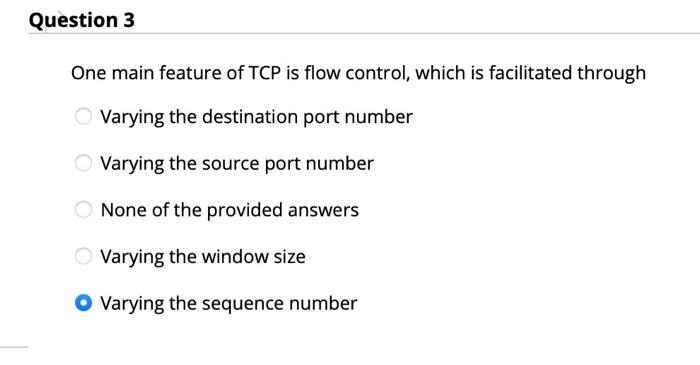 Solved Which of the following transport layer protocols | Chegg.com