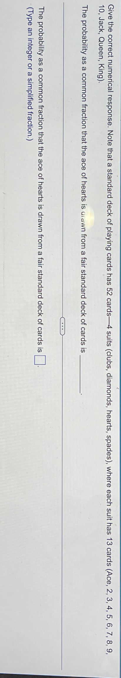 Solved Give the correct numerical response. Note that a | Chegg.com