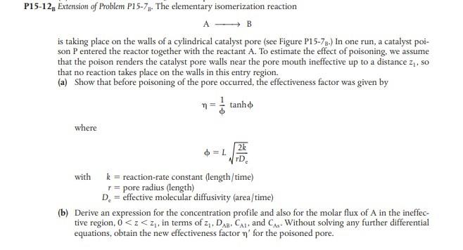 Solved P15-12 Extension of Problem P15-7 BB. The elementary | Chegg.com