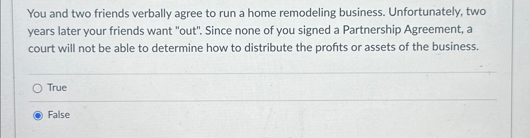 Solved You and two friends verbally agree to run a home | Chegg.com