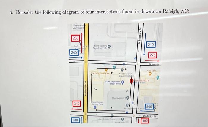 Diagram Shows Roads Connecting Four Cities [solved] The Give