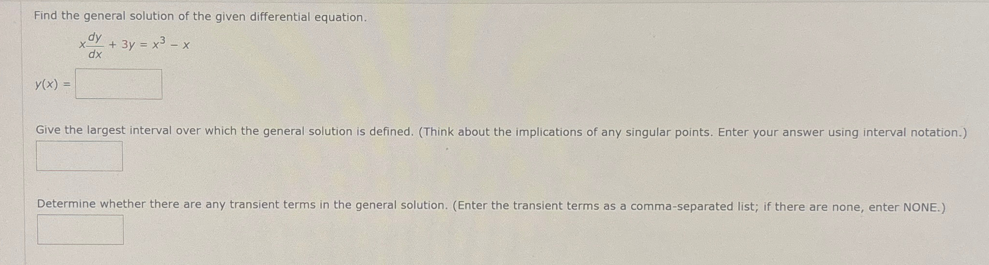 Solved Find the general solution of the given differential | Chegg.com