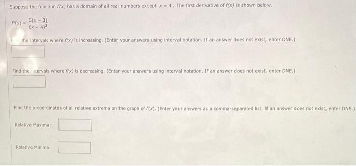 Solved Suppose the function f(x) has a domain of all real | Chegg.com