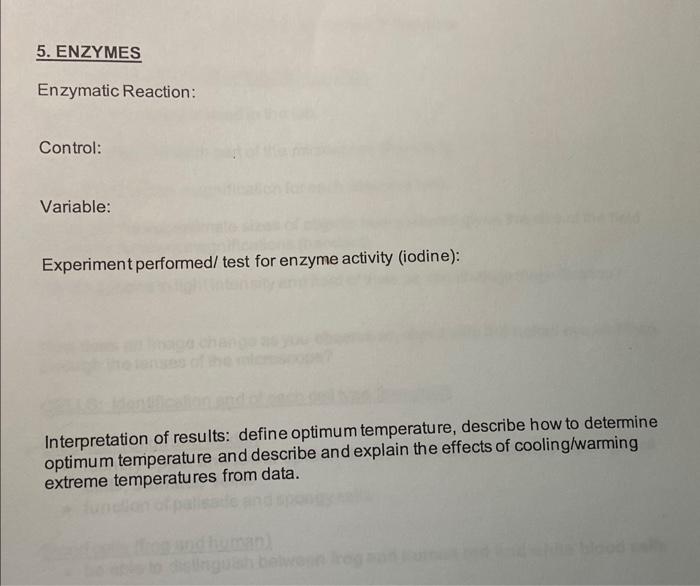 Solved Interpretation of results: define optimum | Chegg.com