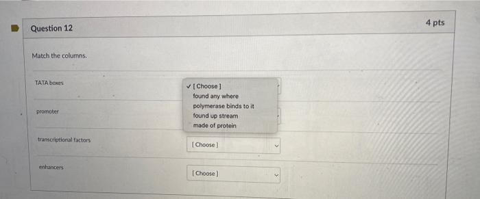 Solved Match the columns. TATA bowes promoter | Chegg.com