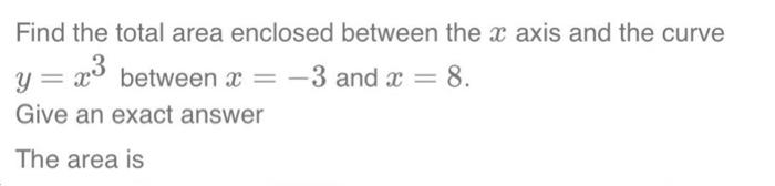 Solved Find the total area enclosed between the x axis and | Chegg.com