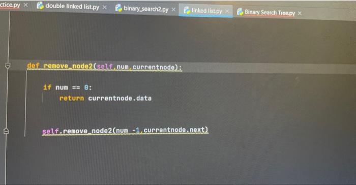 Solved So this recursive function within a linkedlist class | Chegg.com
