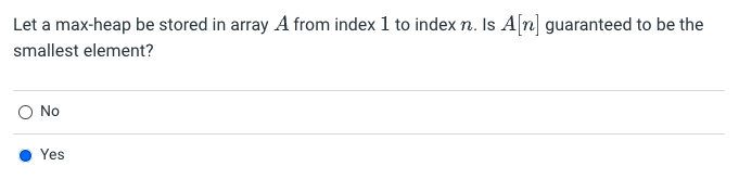 Solved Let A Max Heap Be Stored In Array A From Index 1 ﻿to