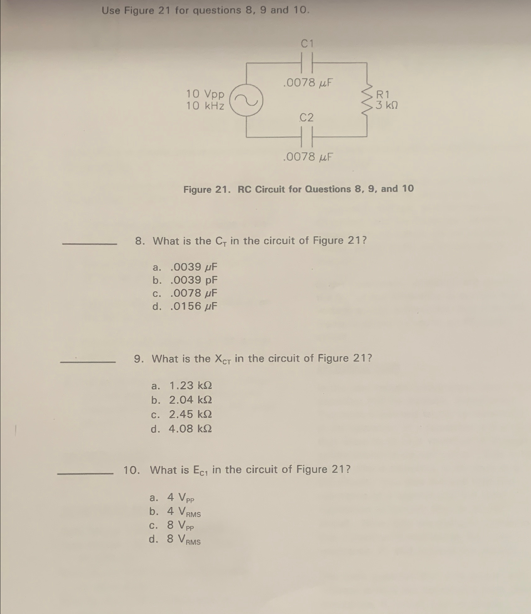 Solved Use Figure 21 for questions 8,9 and 10.Figure 21. | Chegg.com Solved Use Figure 21 for questions 8,9 and 10.Figure 21. | Chegg.com