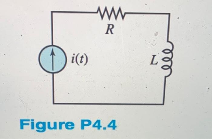 Solved 4.4 In the circuit shown in Figure P4.4, assume R=1Ω | Chegg.com