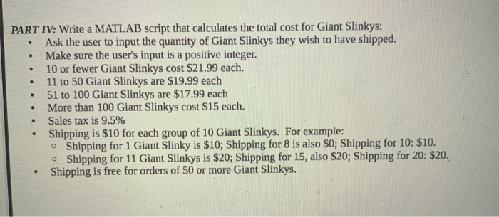 Solved Part Iv Write A Matlab Script That Calculates The 5673