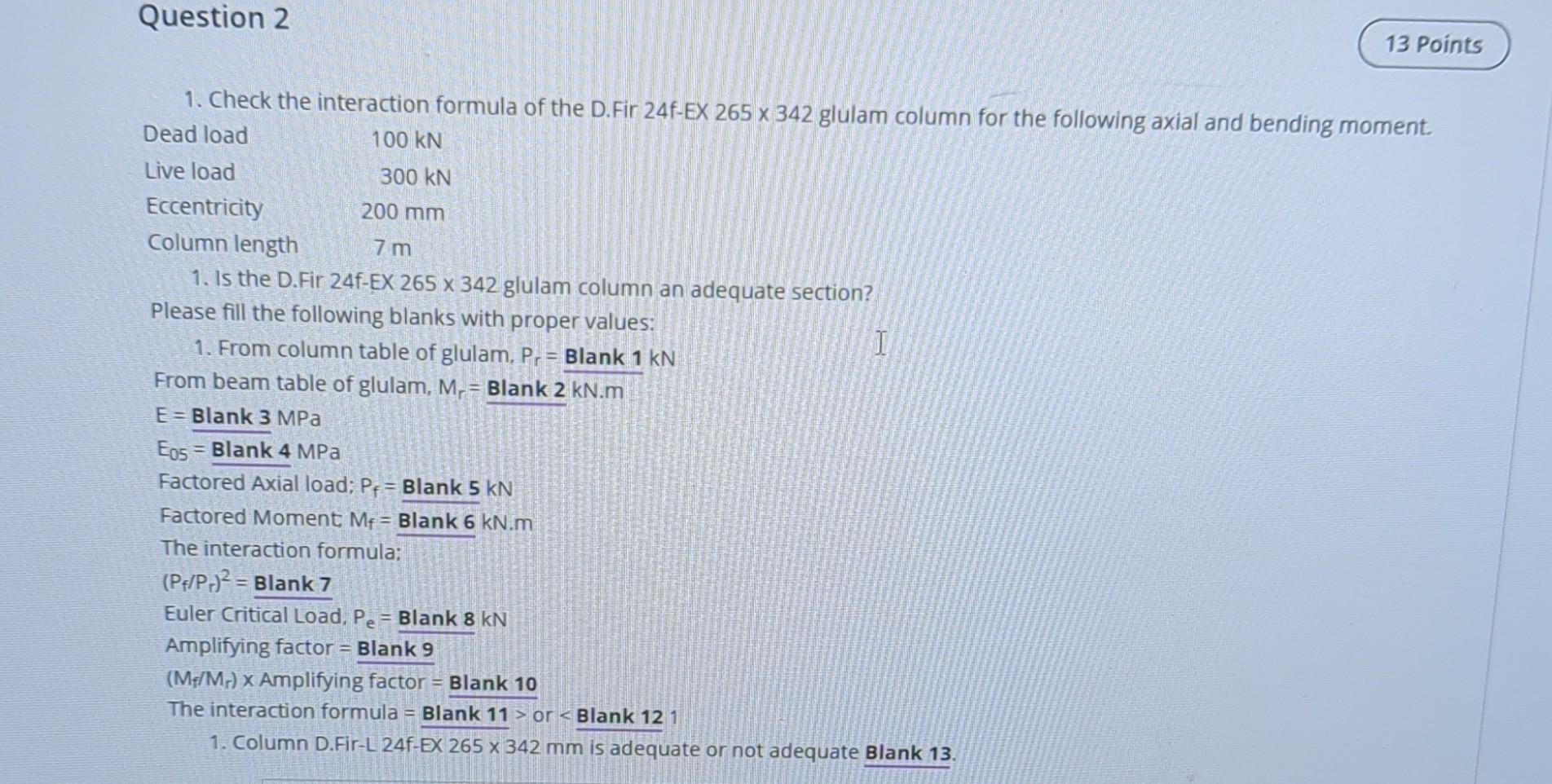 Solved 1. Check the interaction formula of the D.Fir \\( 24 | Chegg.com