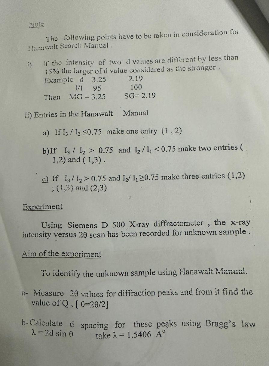 Solved Note The following points have to be taken in | Chegg.com