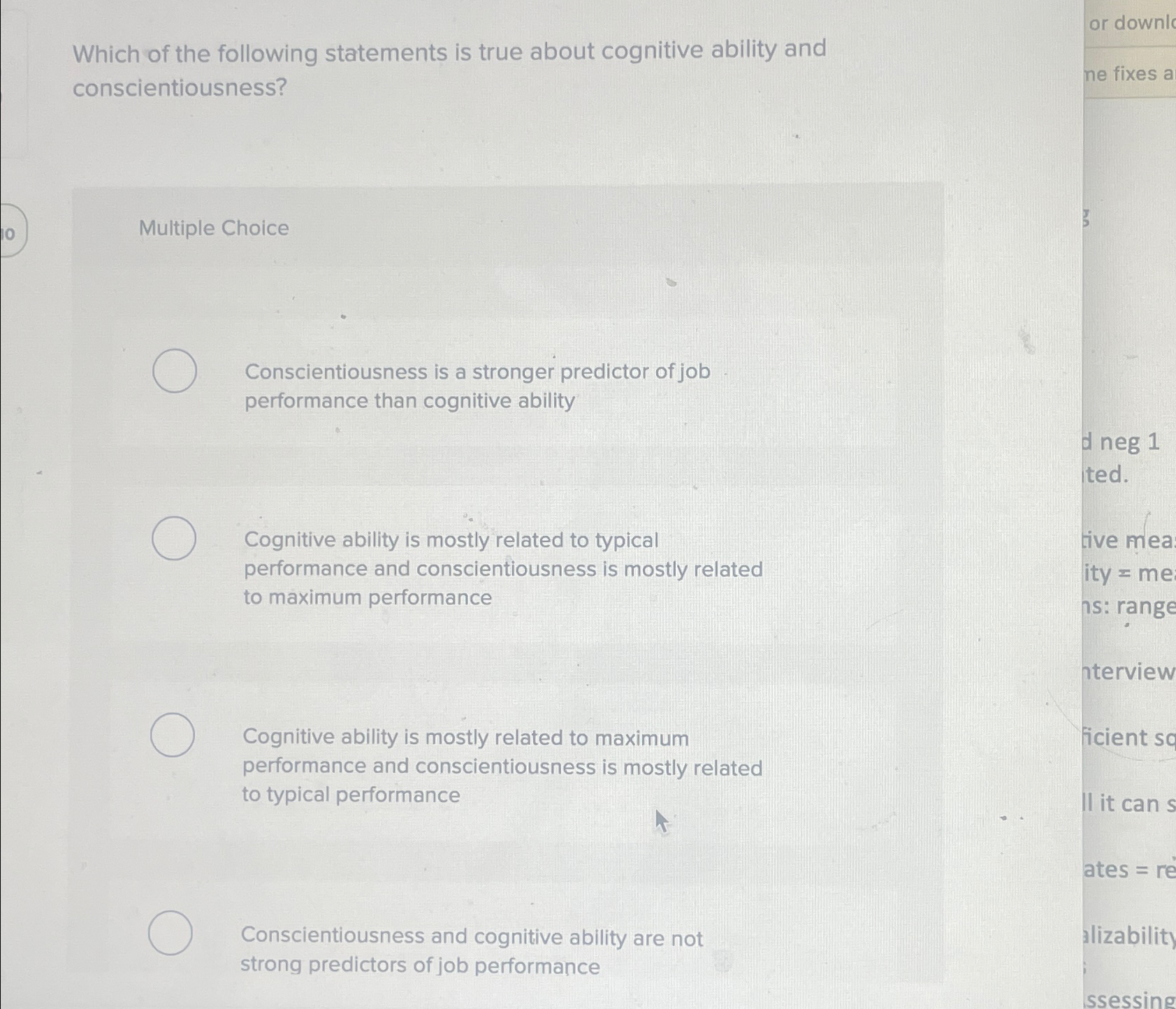 Solved Which of the following statements is true about | Chegg.com