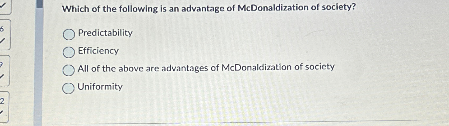 Solved Which of the following is an advantage of | Chegg.com