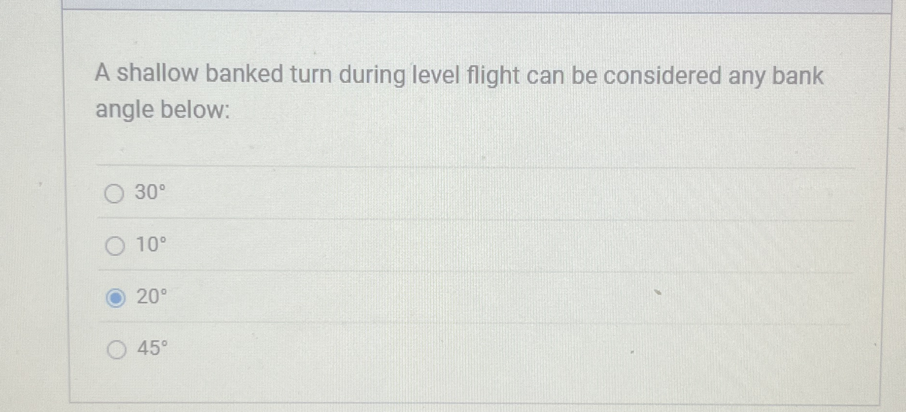 Solved A shallow banked turn during level flight can be | Chegg.com