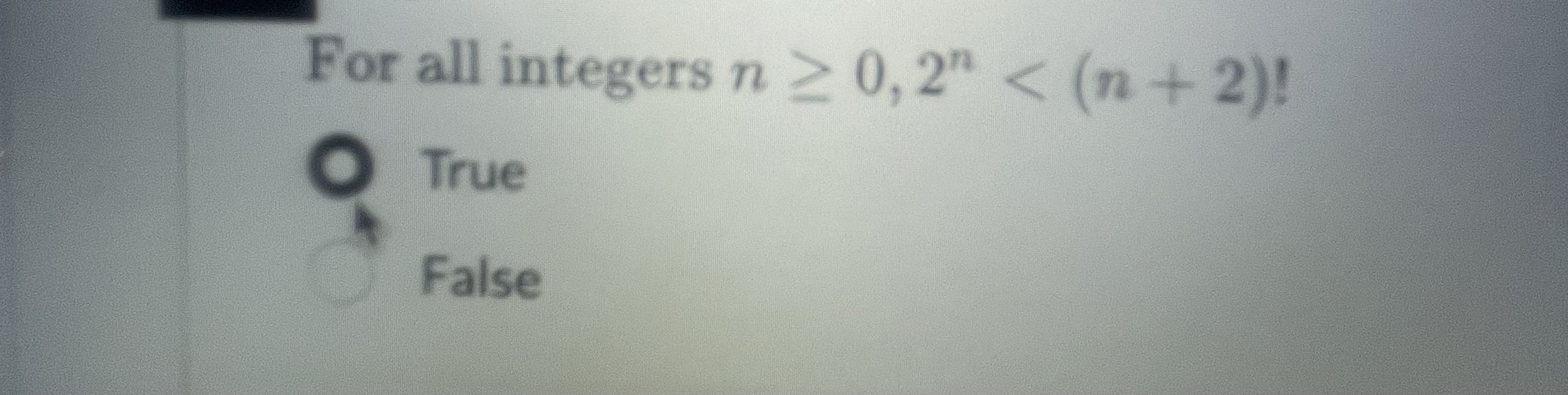 Solved For all integers n≥0,2n